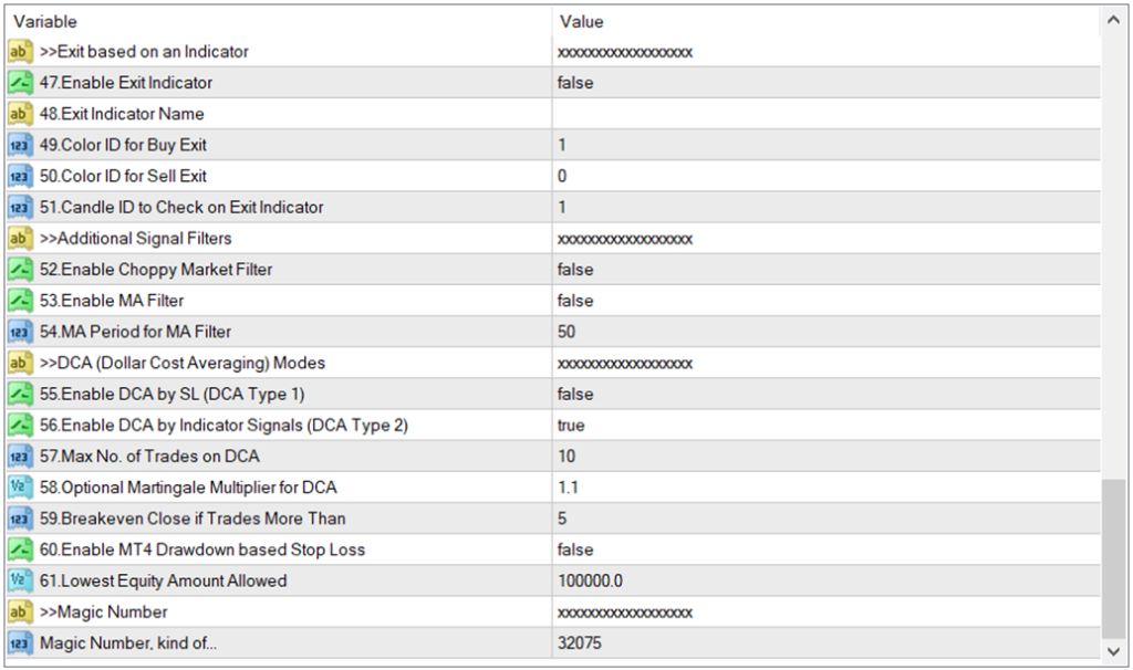 Settings & Explanations – FRZ Software